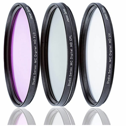 55mm Filter KIT For Sony FDR-AX40 FDR-AX53 AX53 AX40 FDR AX43 UV ...