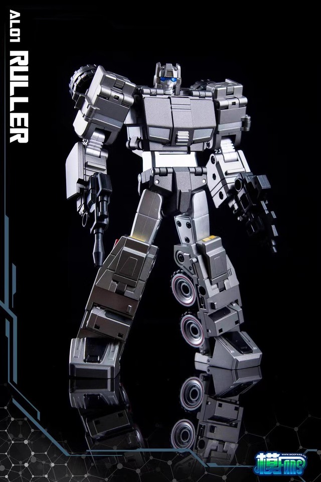 Modfans Ruller AL01T Blue AL01S Silver Roller Deformation Action Figure ...