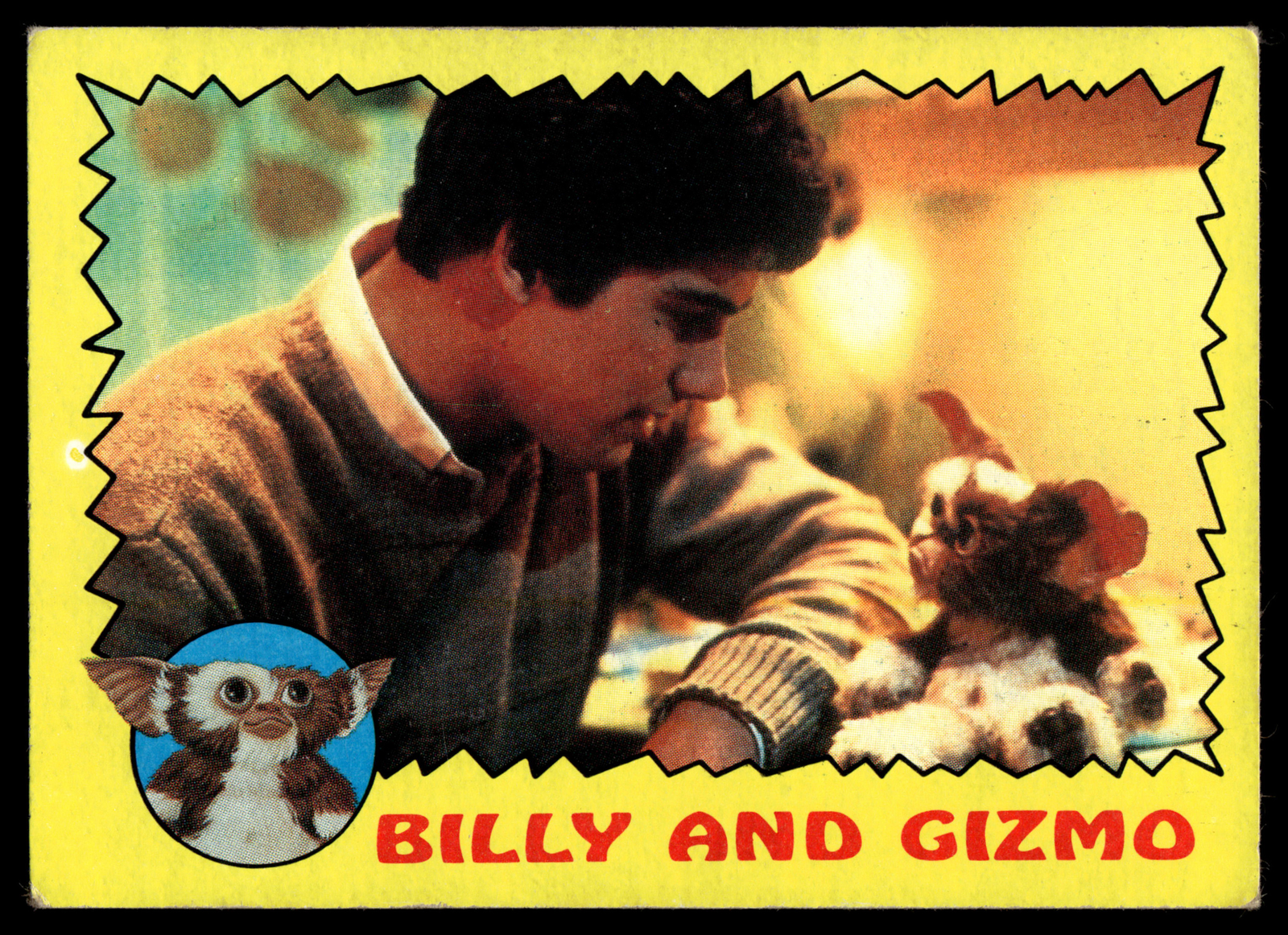 1984 Topps Gremlins #19 Billy and Gizmo Movie Trading Card | eBay