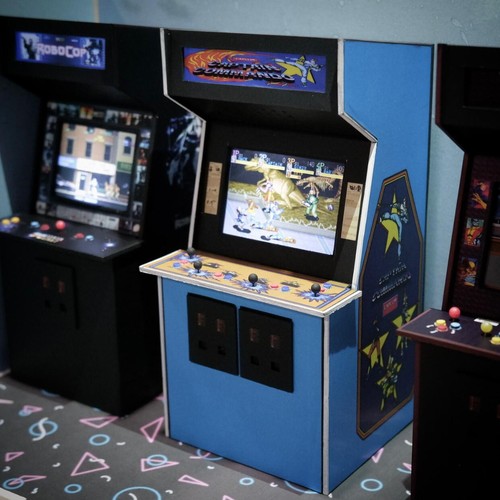 Miniature 1/12 Captain Commando Arcade Machine light on fit SHF Figma NECA | eBay