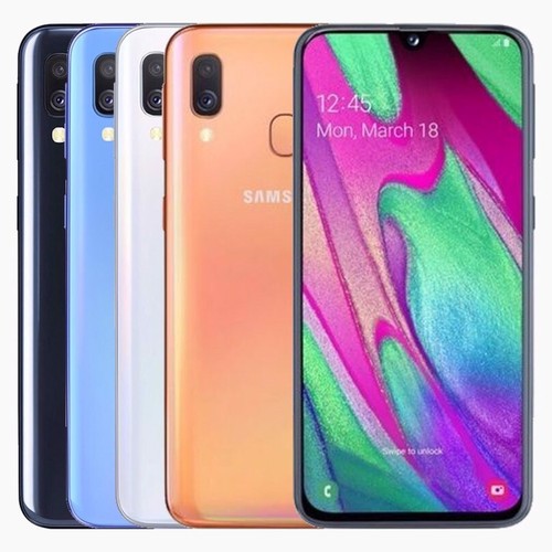 Samsung Galaxy A40 Dual SIM 4G LTE 64GB 16MP 5.9" Unlocked Android ...