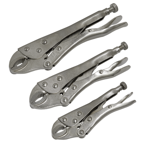 Locking Pliers Set 3pc S0463 Sealey New | eBay