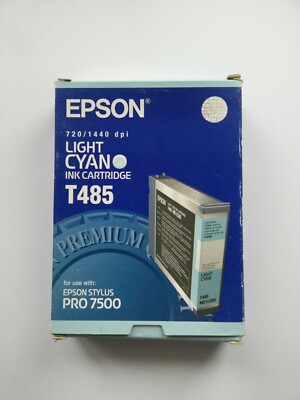 Genuine Epson Ink Cartridge T485 Light Cyan - Epson Stylus Pro7500 ...