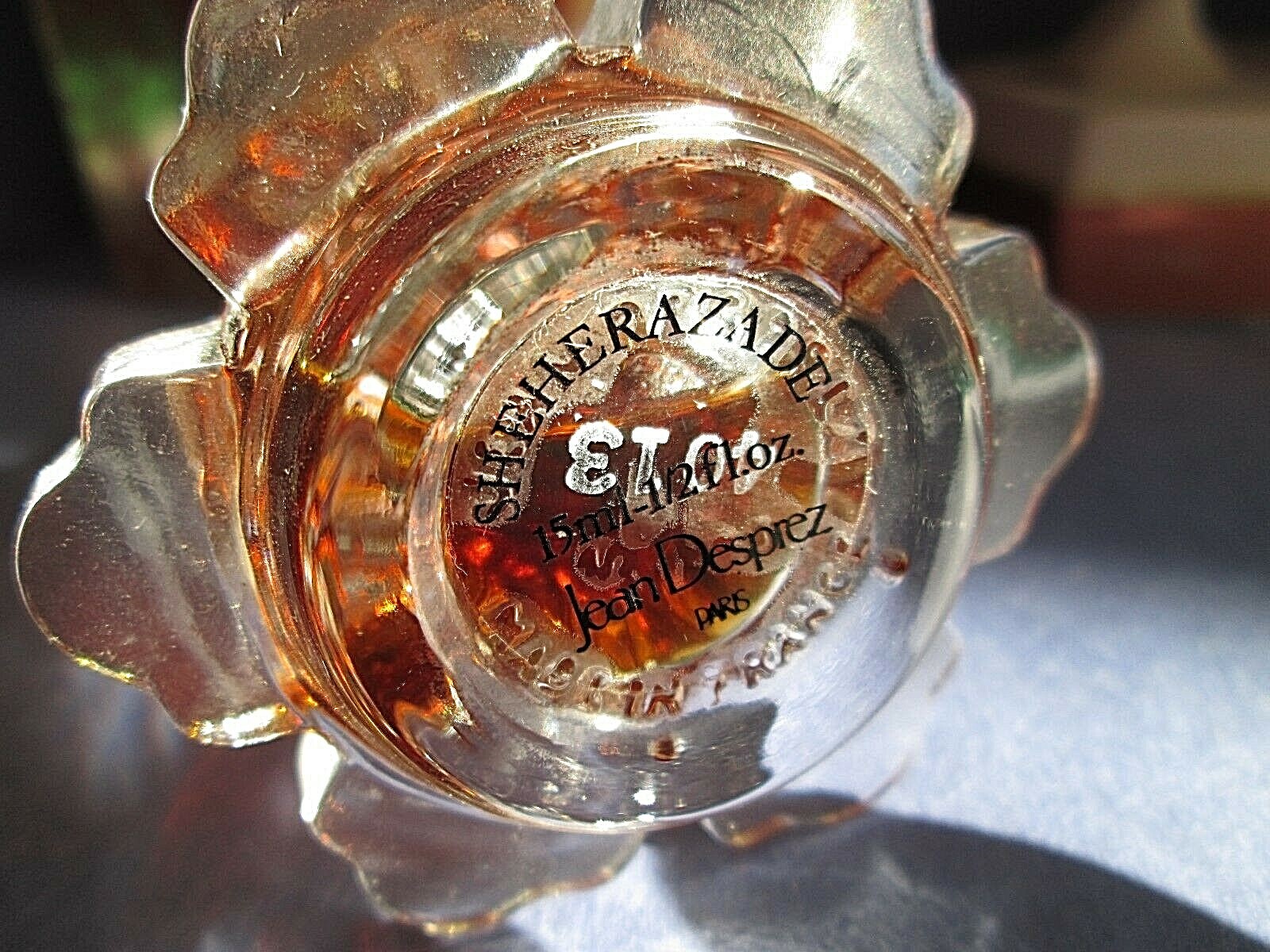 Sheherazade Jean Desprez Paris Pure Perfume 1/2 oz 15 ml Original ...