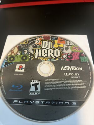 DJ Hero PS3 Game Loose Disc only Tested Working | eBay