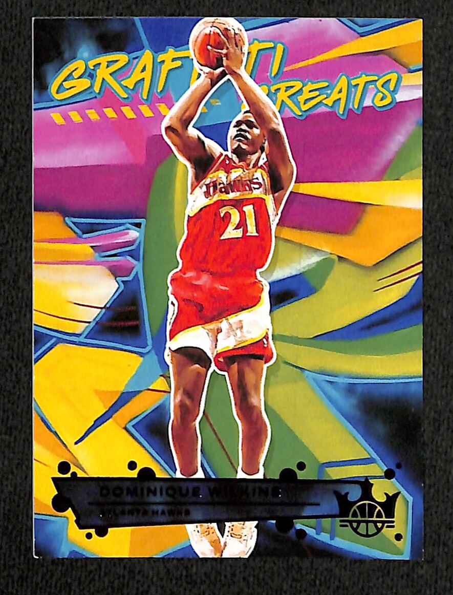 2021-22 Panini Court Kings - Graffiti Greats Ruby #30 Dominique Wilkins ...