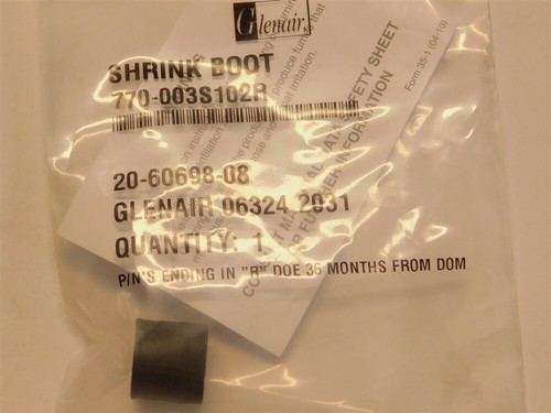 Glenair 770-003S102R Heat Shrink Boot for Circular Connectors Straight ...