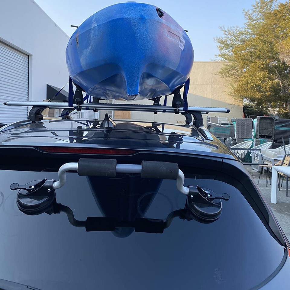 Roof Rack Cross Bars / Kayak Roller Loader Assist For VW Jetta Golf ...