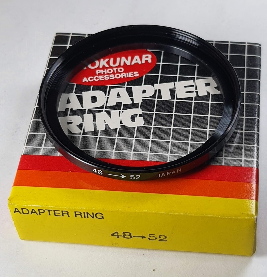 48-52mm Metal Step Up Lens Filter Converter Adapter Ring 48mm-52mm E48-E52 Rokun | eBay