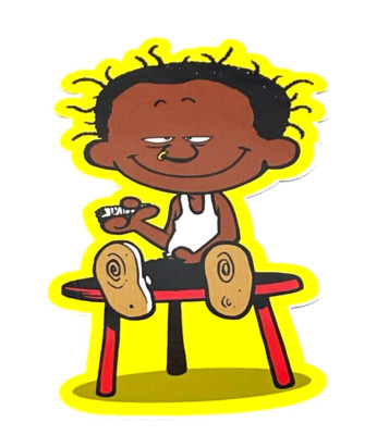 Strangelove Skateboard Sticker Clyde Singleton 4" x 2" Artist Sean ...