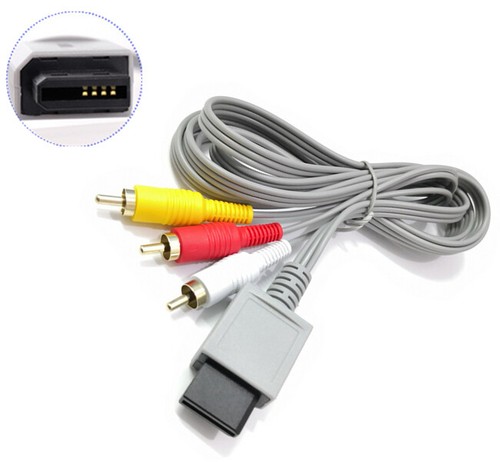 Audio Video AV Composite 3 RCA Cable for Nintendo Wii NEW US SELLER | eBay