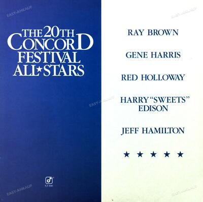 Concord Jazz All Stars - The 20th Concord Festival All Stars LP (VG/VG ...