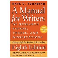 Chicago Guides to Writing, Editing, and Publishing Ser.: Manual for ...