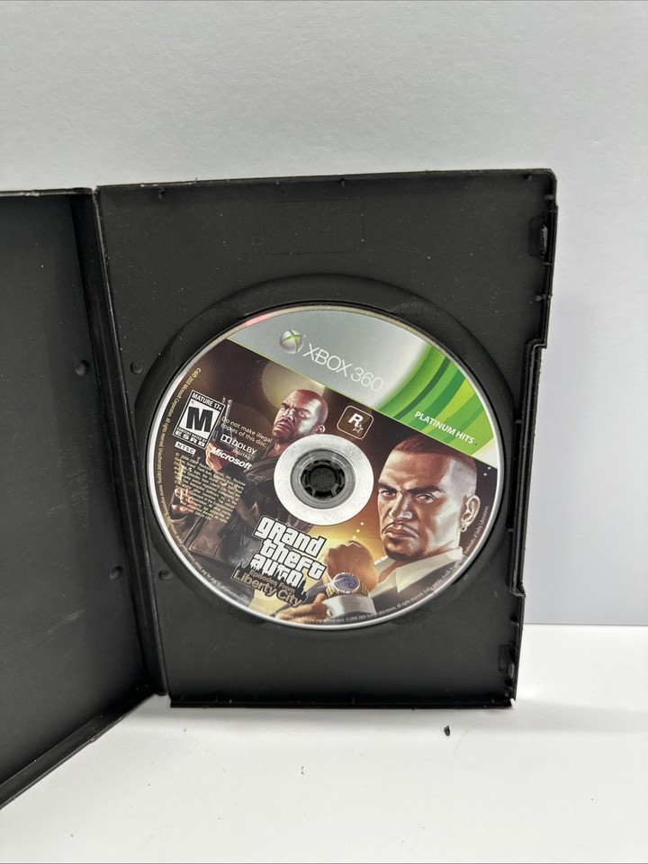 GRAND THEFT AUTO EPISODES FROM LIBERTY CITY XBOX 360 DISC ONLY GTA EFLC ...