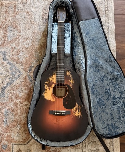 Martin & Co Dreadnought Junior Acoustic Guitar Sunburst 6 String with ...