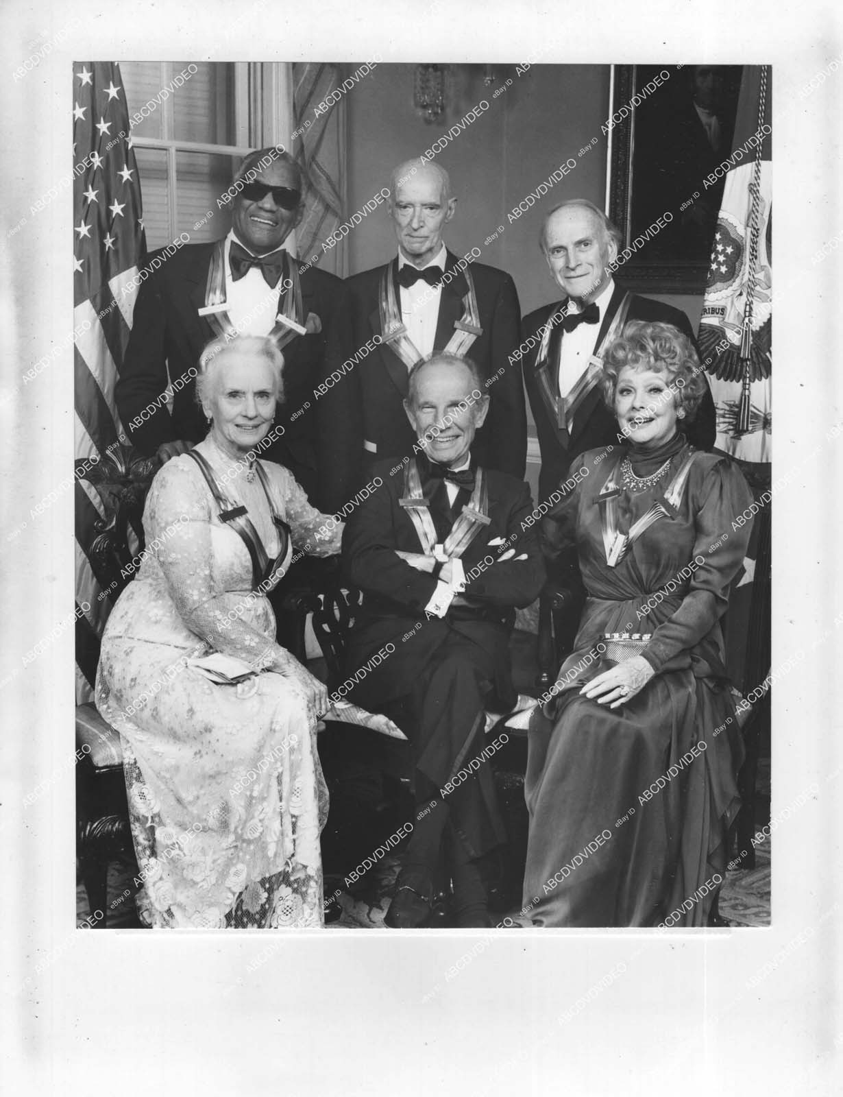 o46664 1986 orig photo Yehudi Menuhin, Antony Tudor, Ray Charles ...