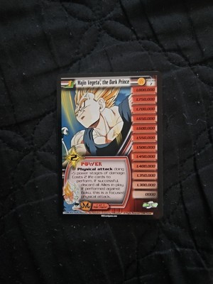 2002 Score Card Of Majin Vegeta,the Dark Price Card Rare | eBay