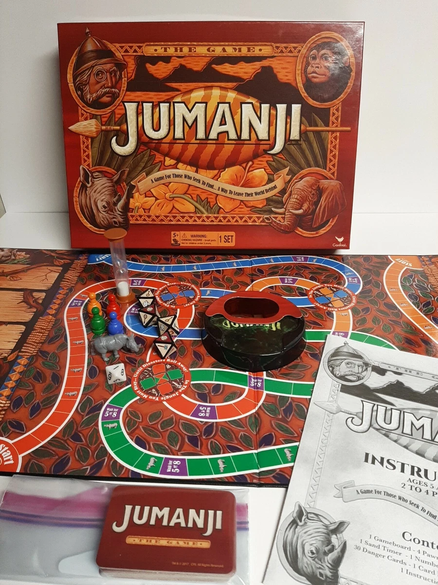Jumanji Board Game Cards