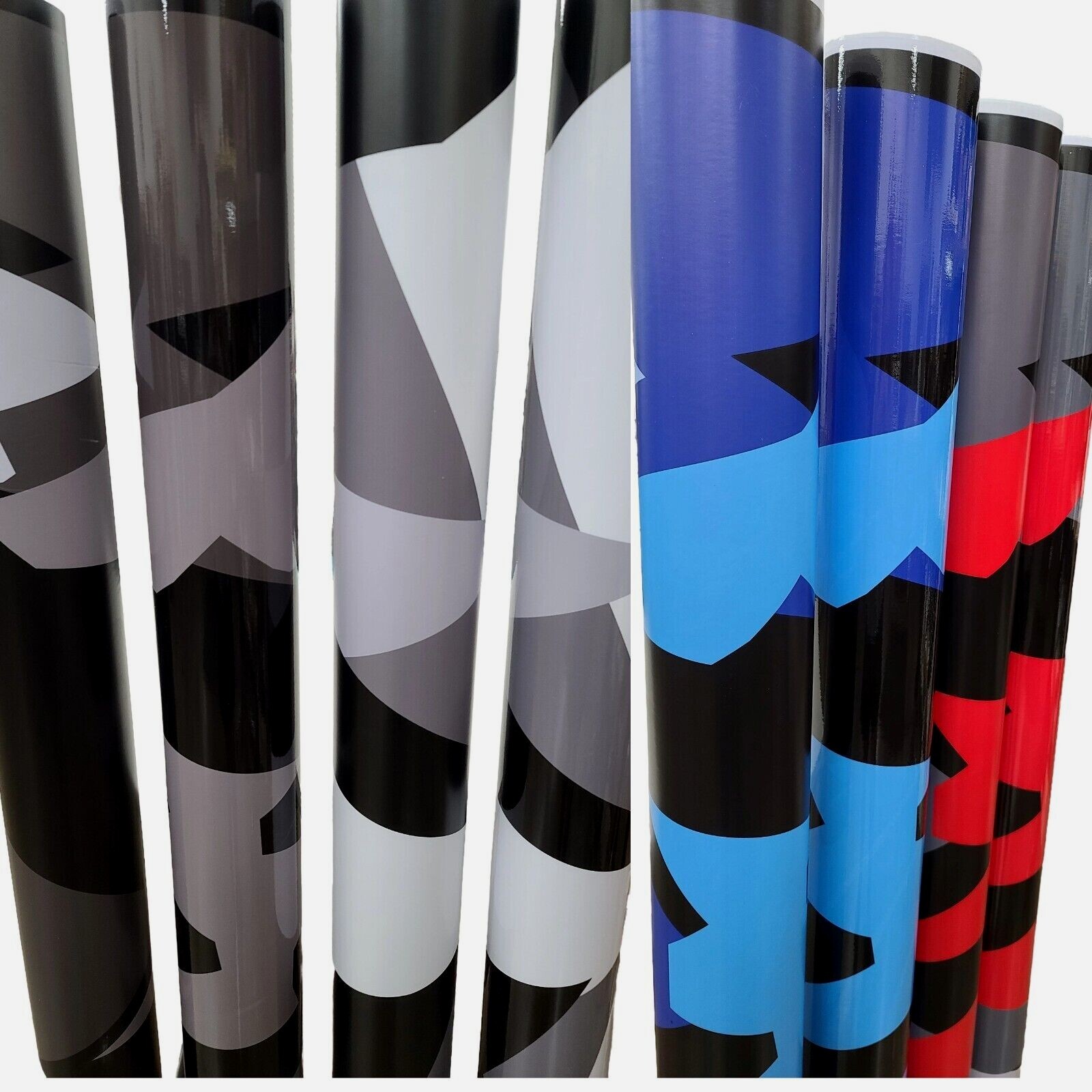 Gloss Matte Camouflage Camo Splinter Large Pattern Vinyl Car Wrap ...