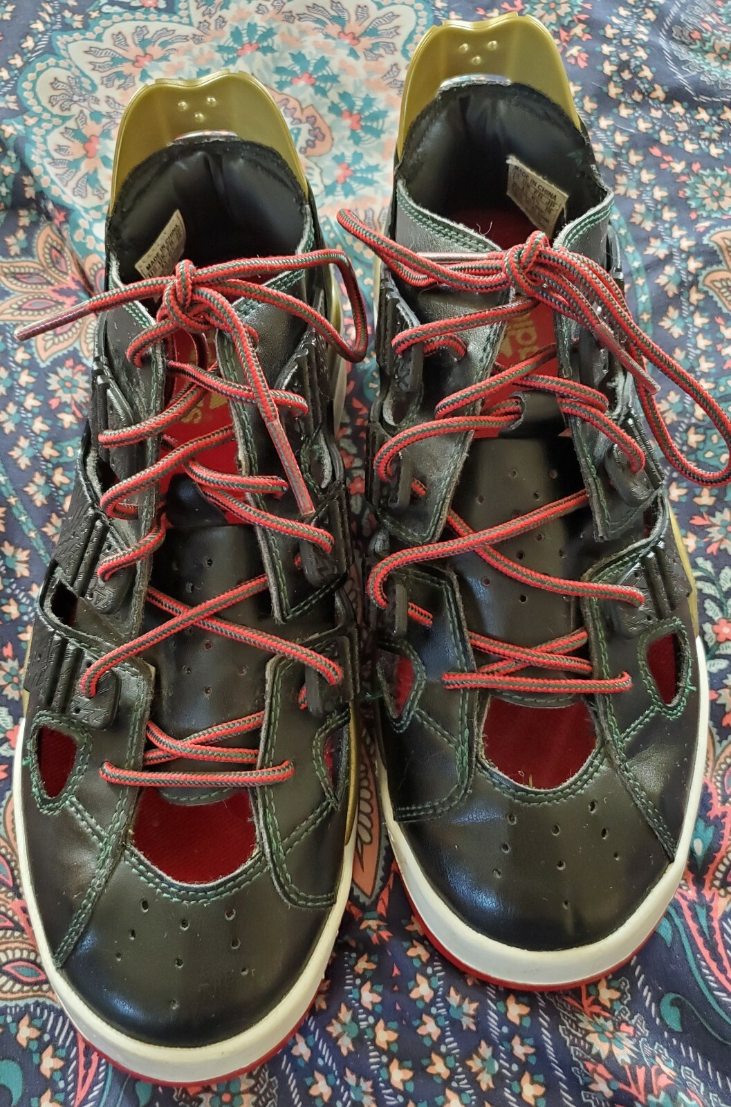 Men's Adidas LA Rapper Damani Player Shoes size 9 - Gem