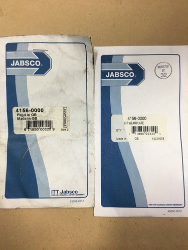 Jabsco Wear Plate 4156-0000 | eBay
