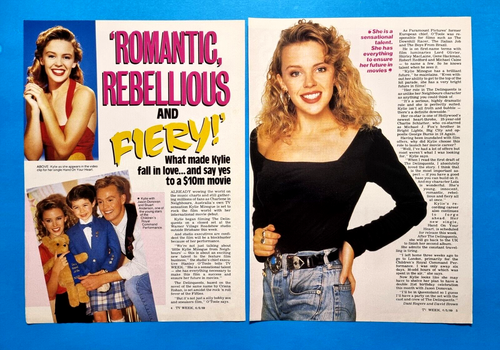 KYLIE MINOGUE -80s -JASON DONOVAN -2 Page Magazine Clipping Article ...