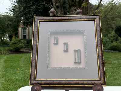 Three Replica Chinese Antique Metal Combination Locks Framed Wall Art ...