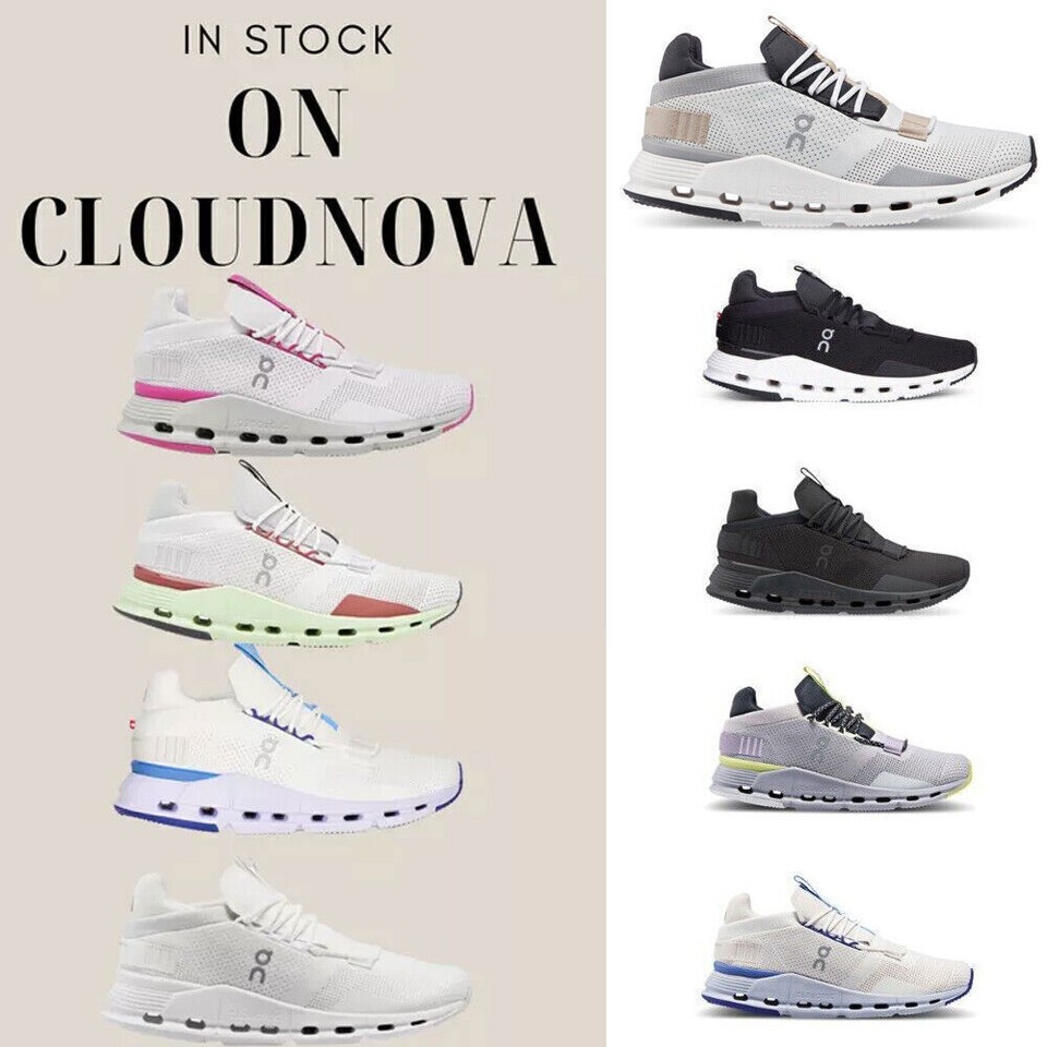 NEW On Cloud Cloudnova Men Women's Running Shoes Athletic Training Sneaker Shoes | eBay
