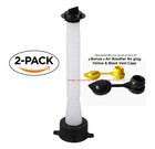 2 Pack BLITZ Gas Can SPOUTS & PARTS KITS Free Air Breather Vents TOUGH ...