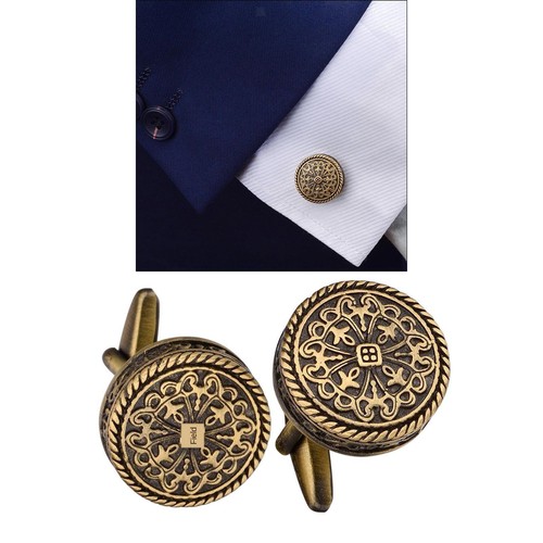 2pcs Vintage Metal Blazer Button Cufflinks 20mm For Suits Sport Coat ...