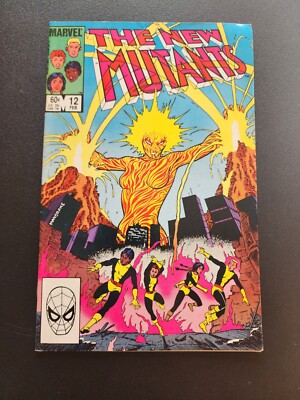 Marvel Comics The New Mutants #12 February 1984 Tom Mandrake Cover | eBay