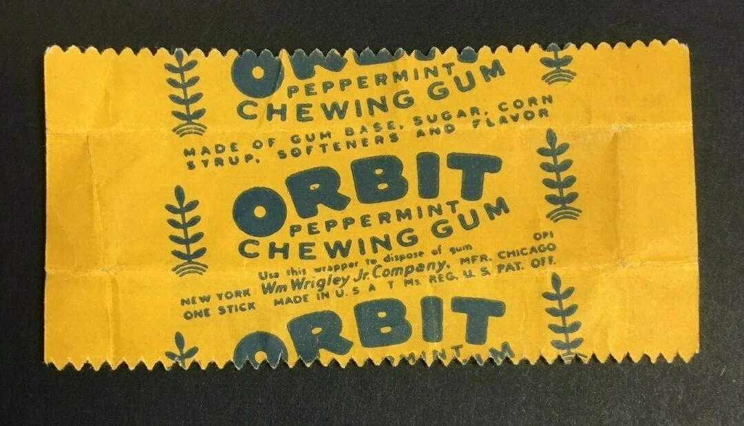 Orbit Gum Wrapper