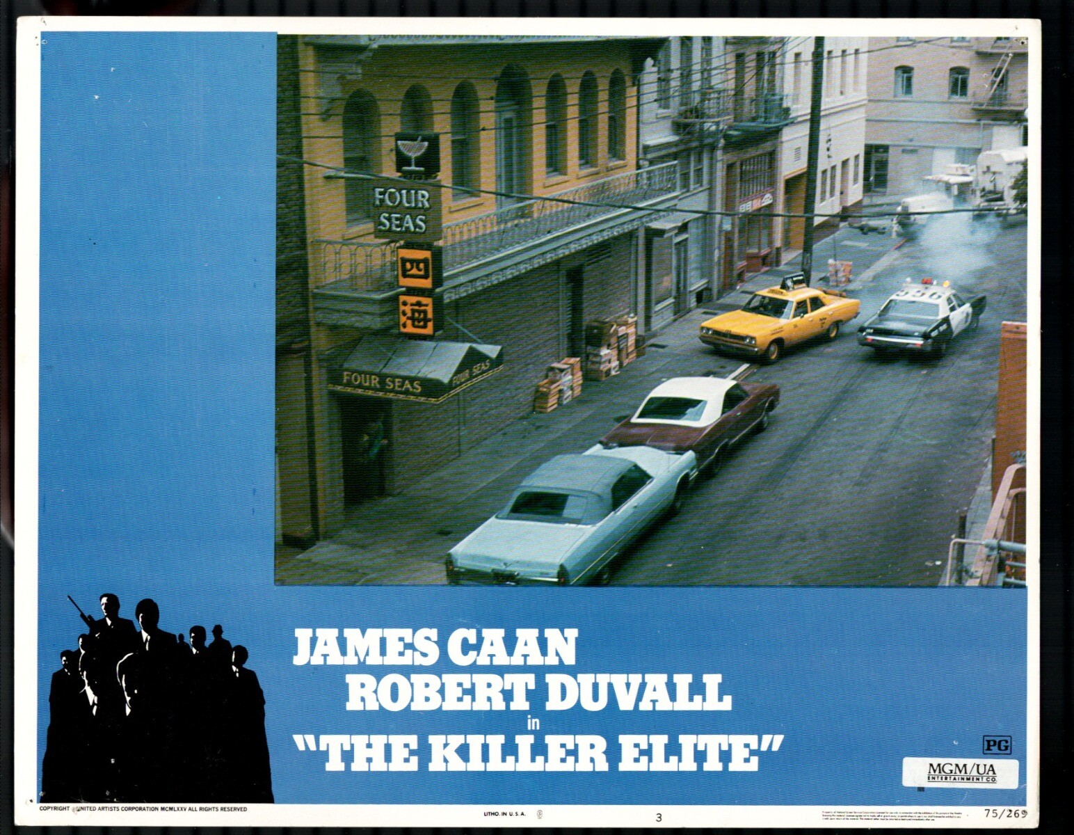 Lobby Card: Killer Elite 11"x14" Lobby Card #3 James Caan Robert Duvall ...