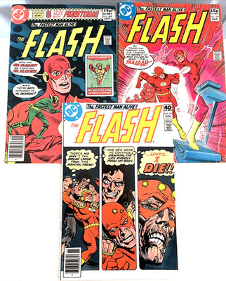 FLASH. NUMBER'S 279, 283 & 289. (3 ISSUE 1979-1980 LOT). DC COMICS ...