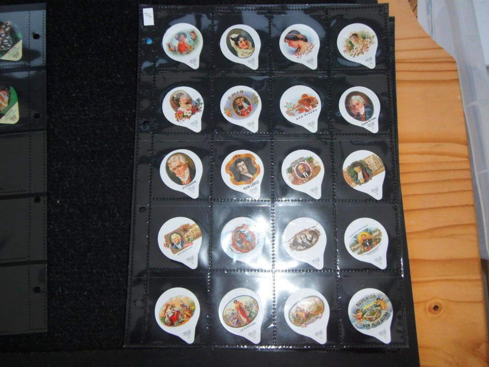 ONE COMPLETE SET OF 40 CREAMER POT LIDS LABELS | eBay UK