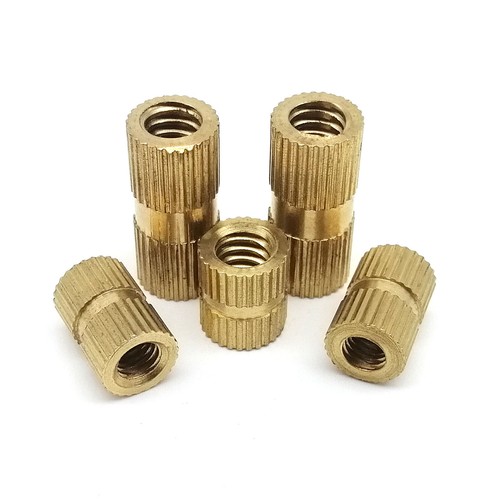 10pcs US Standard 4# 6# 8# 10# 1/4 Brass Injection Molding Embedded ...