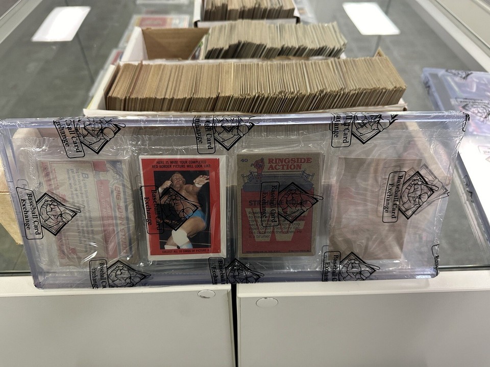 1985 TOPPS WWF RACK PACK UNOPENED BBCE HULK HOGAN SHOWING TWICE ON ...