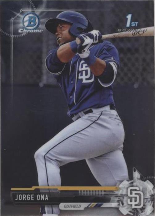 2017 Bowman Chrome - Prospects Jorge Ona #BCP168 (RC) for sale online ...