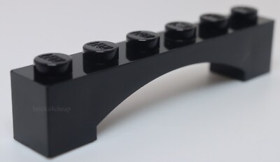 Lego 10x Black Brick Arch 1 x 6 Raised Arch | eBay
