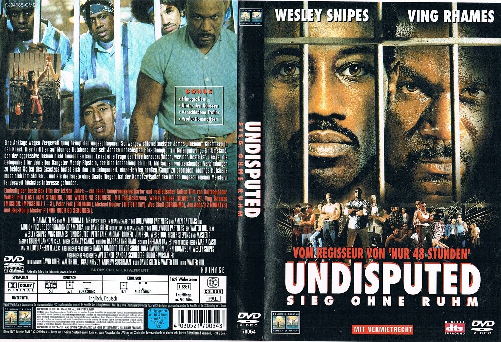 Undisputed Vhs 2002 Wesley Snipes Ving Rhames Ebay Amazon.com: