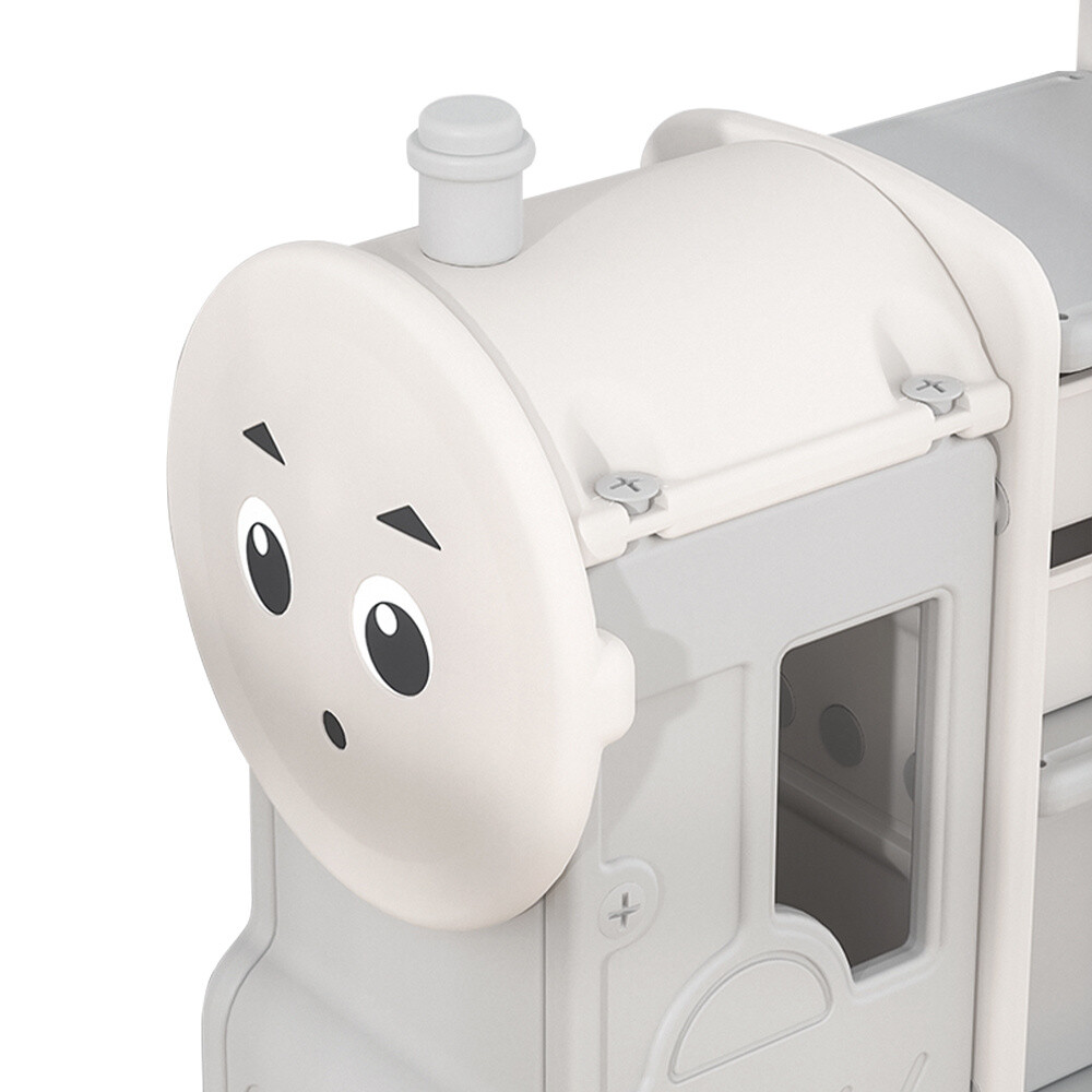 Large Train Cabinet Children's Toy Shelf Rack Kids Playroom Drawers ...