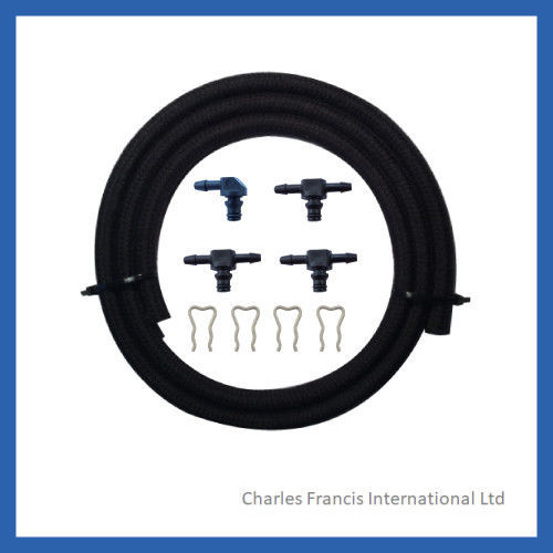 FORD C-MAX - INJECTOR LEAK OFF CONNECTOR KIT (3 x 180° / 1 x 90° / 1m ...