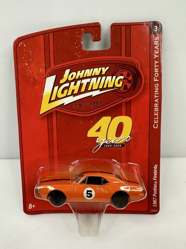 Johnny Lightning 1967 Pontiac Firebird #5 Orange | eBay