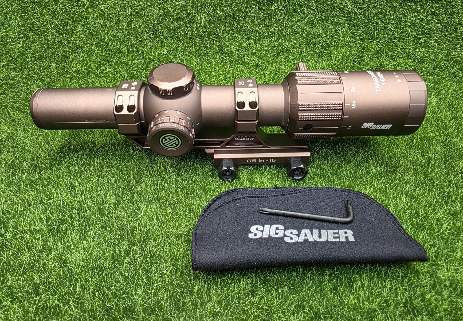 Sig Sauer #SOTM61200 TANGO-MSR 1-6x24mm Illuminated Red MSR BDC6 ...