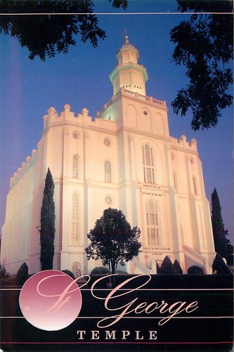 Postcard St. George Temple St. George Utah, UT | eBay