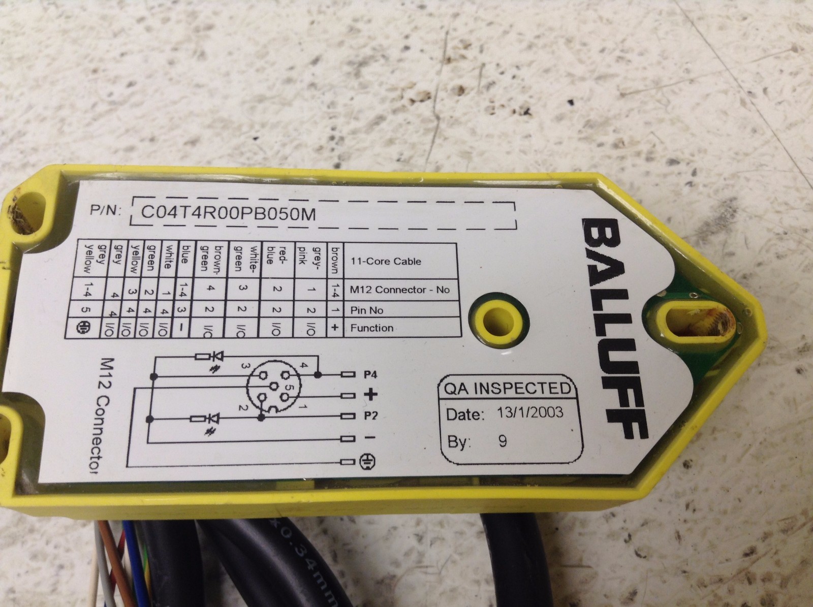 Balluff C04T4R00PB050M I/O Block M12 4 Port | eBay