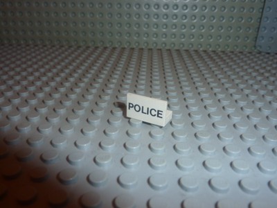 LEGO Panel 1 x 2 x 1 with 'POLICE' Pattern Réf 4865pb003 Set 6354/6632 ...