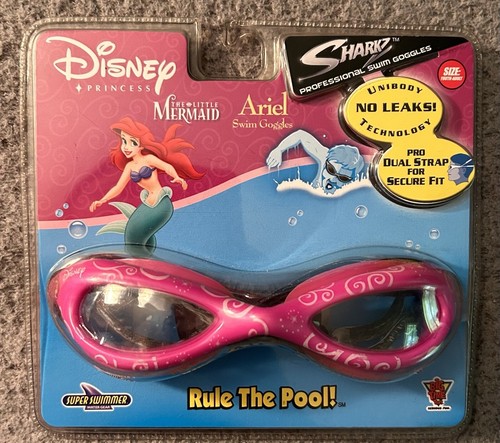VTG 2003 The Little Mermaid Ariel Swim Goggles UV Protection Anti-Fog ...