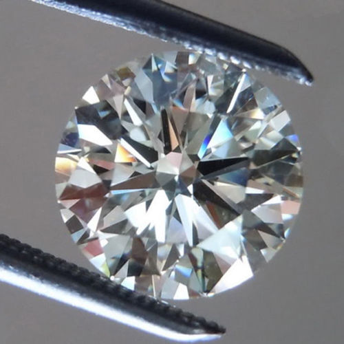 G/VVS1 Clarity Certified Natural White Diamond Excellent Round Cut 0.08 ...