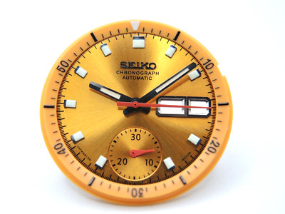 NEW SUNBURST YELLOW DIAL,HANDS, INNER BEZEL VINTAGE PEPSI POGUE 6139 ...
